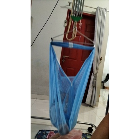 MERAH Jumbo ZIPPER Baby Swing Cloth Permanent Headgear & The Legs Have ...