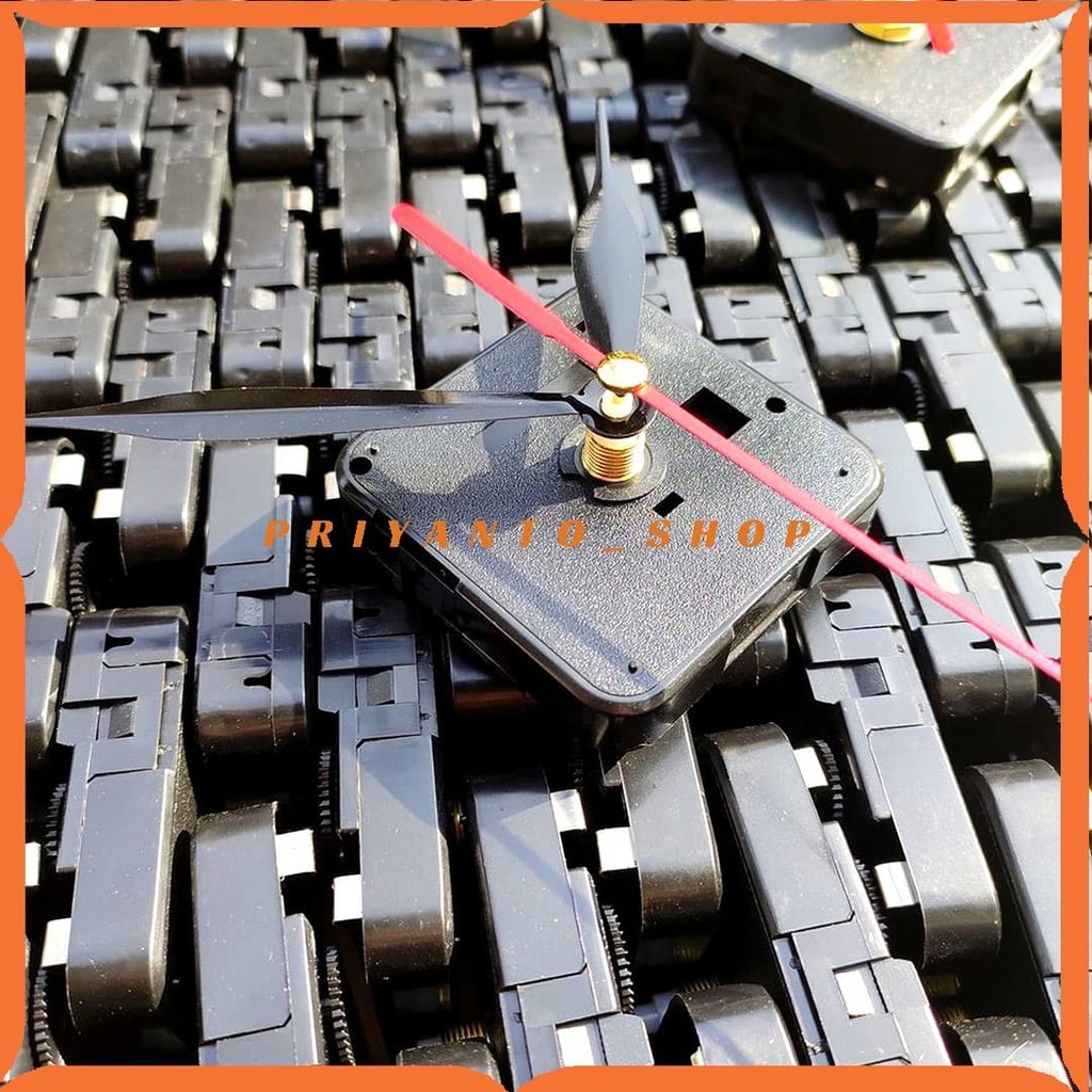 MESIN Creeping Sweep Quartz Wall Clock Machine Without Swara 3268s Free ...