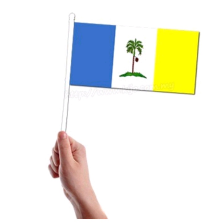 Penang Flag (Polyester) 2x4, 3x6, 2x8, Bunting flag, Hand flag Bendera ...