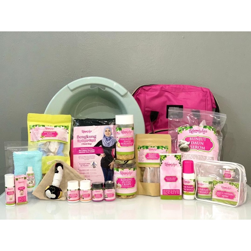 SET LABOUR KIT UMMIALYA MATERNITY KIT SET BASIC SET PANTANG SET ...