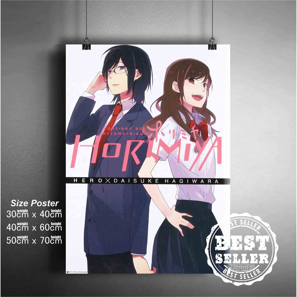(READY STOCK)Horimiya Miyamura & Hori poster | ART POSTER WALL DECO ...