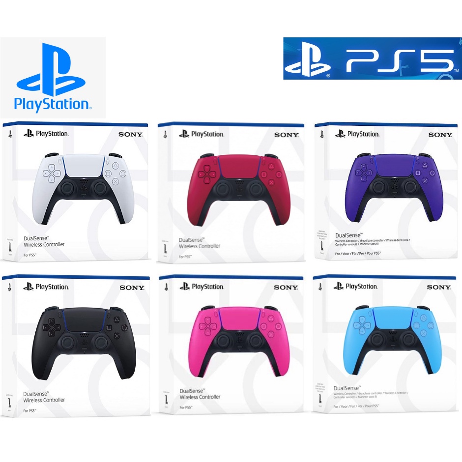 PS5 Sony PlayStation 5 Dual Sense Wireless Controller - Dualsense Controller (1 Year Sony ...