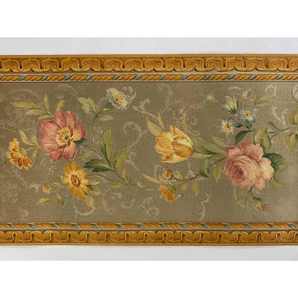 EURO Decor Textured Border Wallpaper | Shopee Malaysia