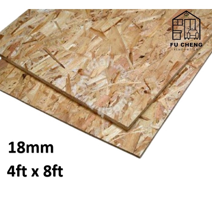 (4ft x 8ft) 18mm OSB Board I Papan OSB I Table Top | OSB Wood | Kepala Katil | Headboad | Shopee ...