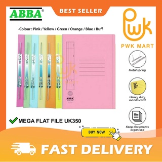 Mega Manila Spring Flat File/Manila Fail Kertas/File Filing/350(UK ...
