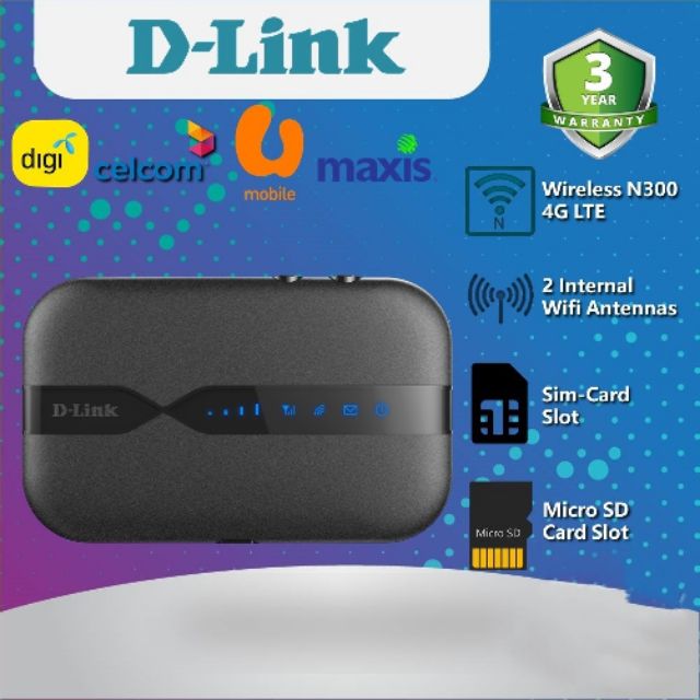 D-LINK DWR-932C 4G LTE Wireless Hotspot WiFi Portable 4G Modem Router. M7200 M7350 4G185 E5573 ...