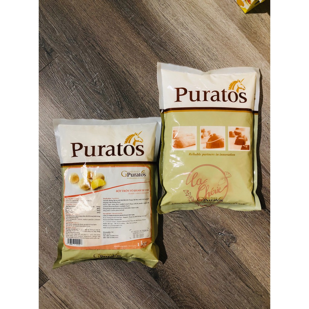 Chewy Junior Puratos crust pre-mixed powder 1Kg (Singapore cream puff ...