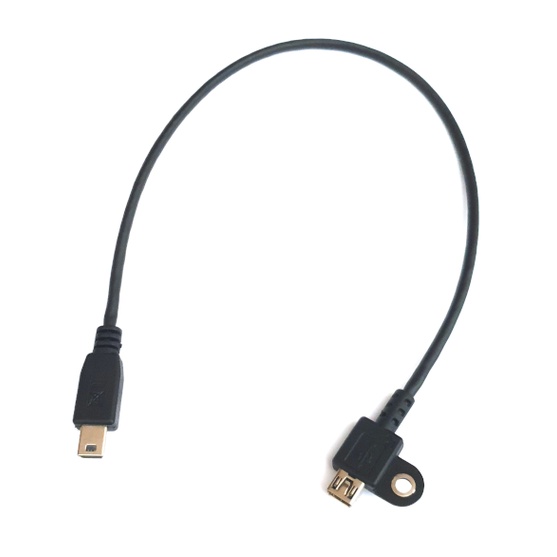Mini USB 2.0 Mini B 5 Pin Male to Female Short Extension Cable 33cm 0 ...
