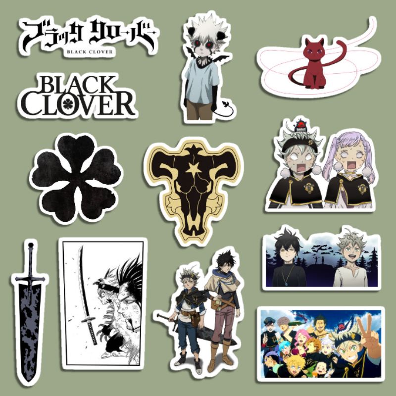 Sticker Anime Black Clover Sticker Aesthetic Sticker Asta noelle yuno ...
