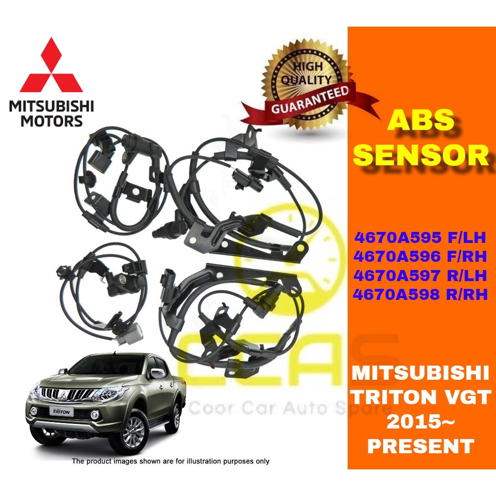 MITSUBISHI TRITON VGT KB4 4WD L200 PAJERO SPORT ABS SENSOR 4670A595 ...