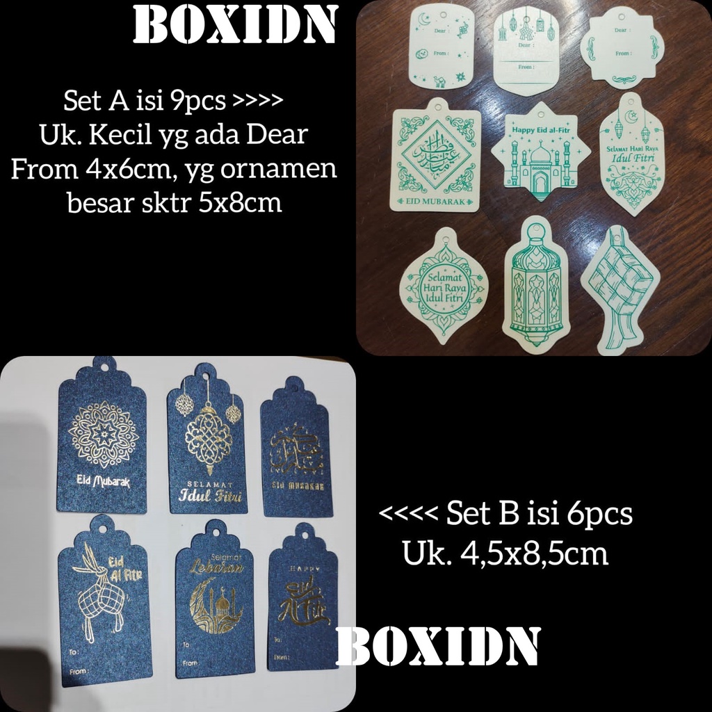 1 Set Of eid Hangtags eid mubarak Hang Tags eid mubarak Hang Tags eid ...