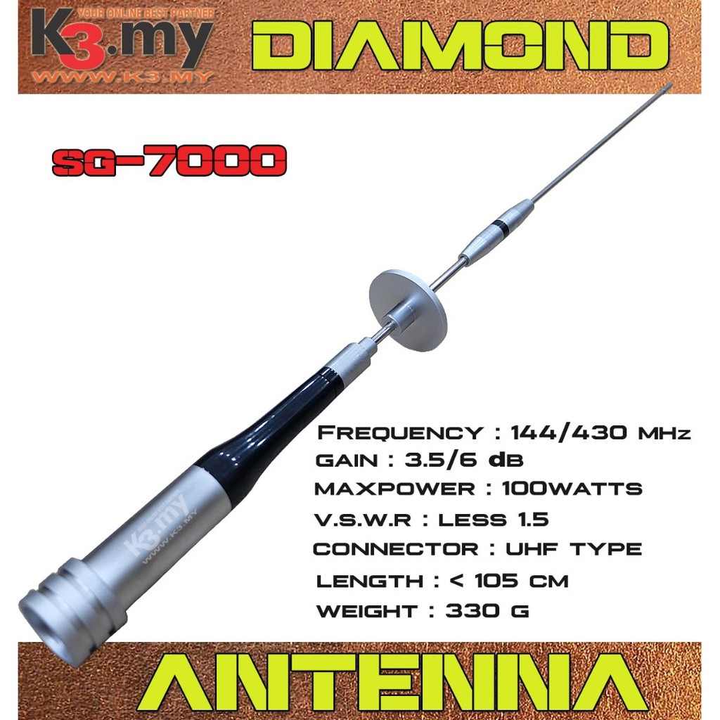 Super Gainer Diamond Mini Mobile Antenna SG-7000 | Shopee Malaysia