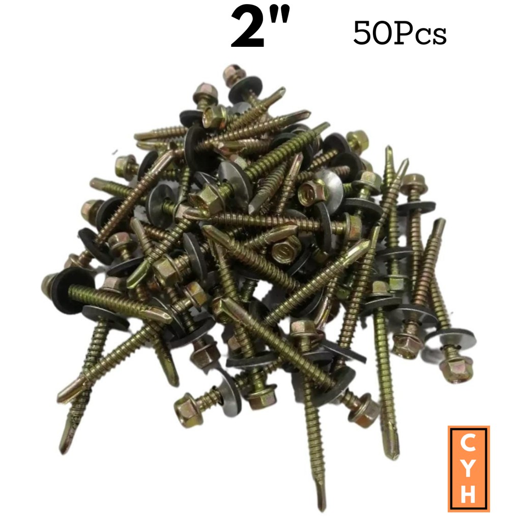 AWNING SCREW SELF DRILLING SCREW WITH WASHER AWNING SCREW SKRU ONING ...