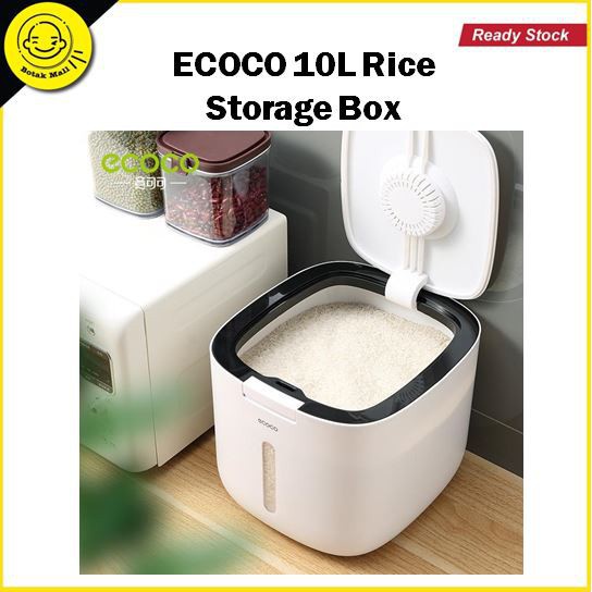 [MALAYSIA READY STOCK]ECOCO 10L Rice Storage Box Insect-Proof And ...