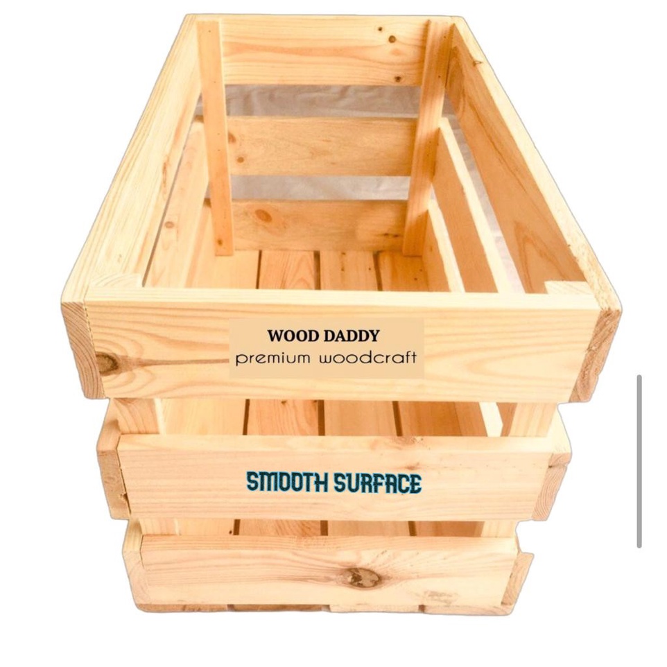 Custom Made - (HOT) Natural Pine Wood Box - Kotak Kayu Pine > Wooden ...