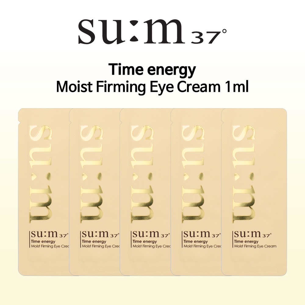 Su:m37 Time energy Moist Firming Eye Cream 1ml x 15ea / Moisturizing ...