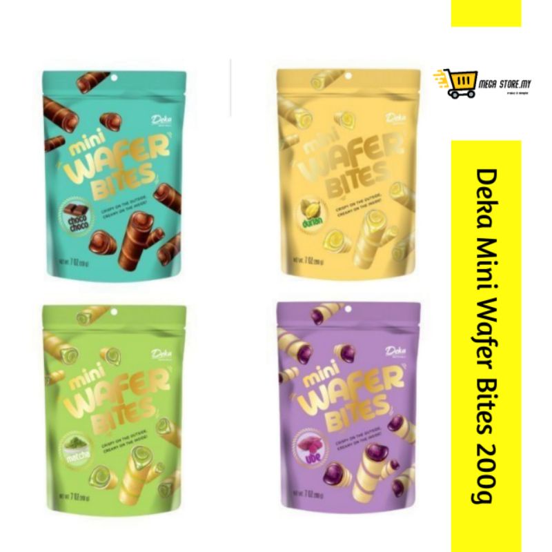 [Ready Stock] Deka Mini Wafer Bites Wafer Roll (200g) | Shopee Malaysia