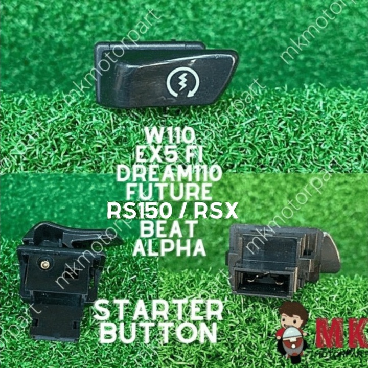 STARTER KNOB Switch Button Honda WAVE110 / EX5 DREAM110 Fi / FUTURE ...