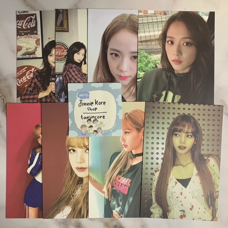 Blackpink BLINK KIT POSTCARD MEMBER SET JISOO BP POSTAL LISA MAKES JP PHOTOCARD PC FC JENNIE ...