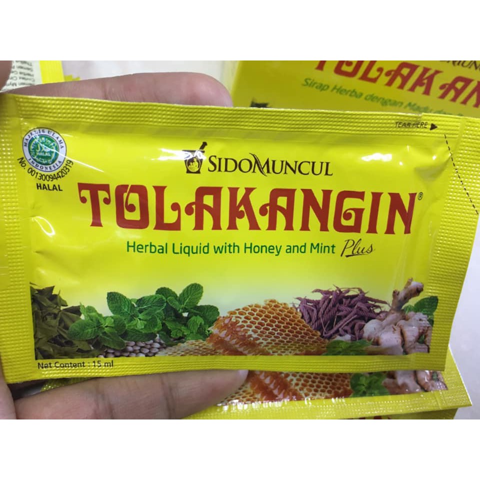 Tolak Angin Cair Ubat Herba Masuk Angin Madu Sido Muncul 15ml (1 Sachet ...