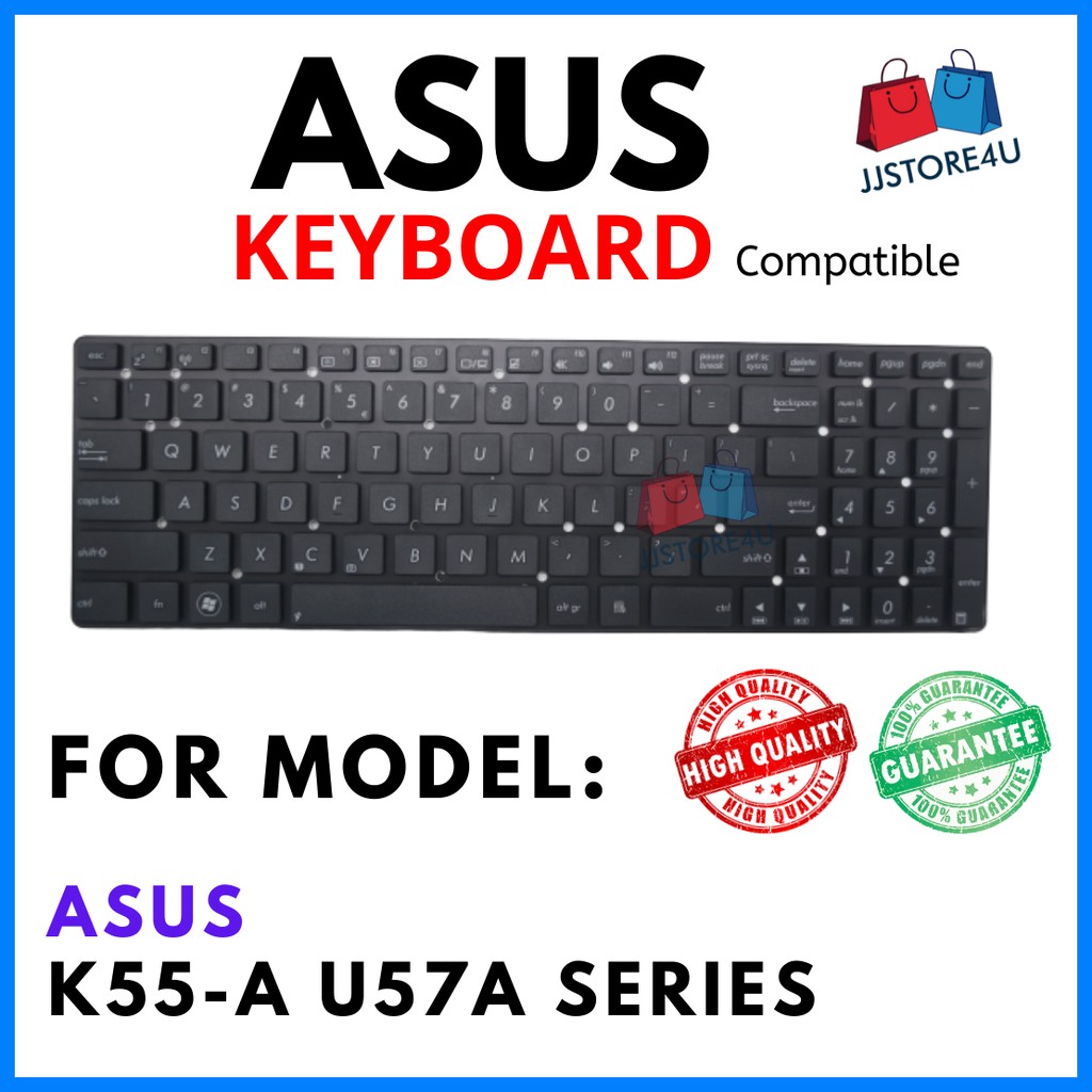 Asus K55-A U57A SERIES Laptop Keyboard (ASUS14) | Shopee Malaysia
