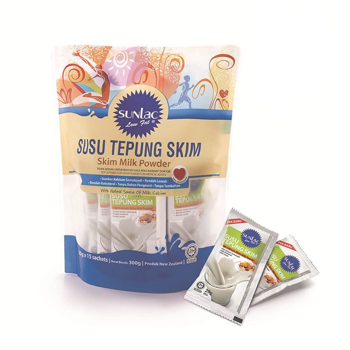 Sunlac Skim Milk Powder 20g*15's | Shopee Malaysia