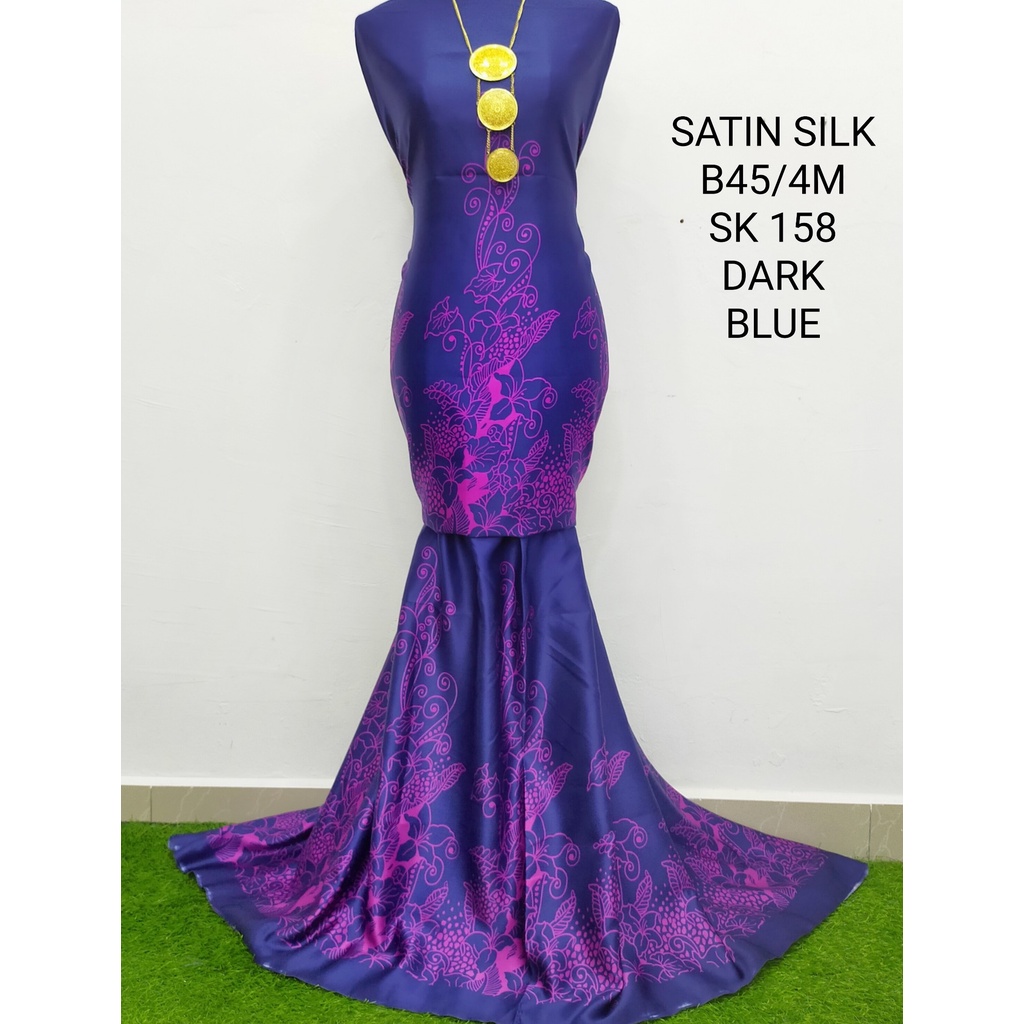 KAIN SATIN SILK(4 meter) | Shopee Malaysia