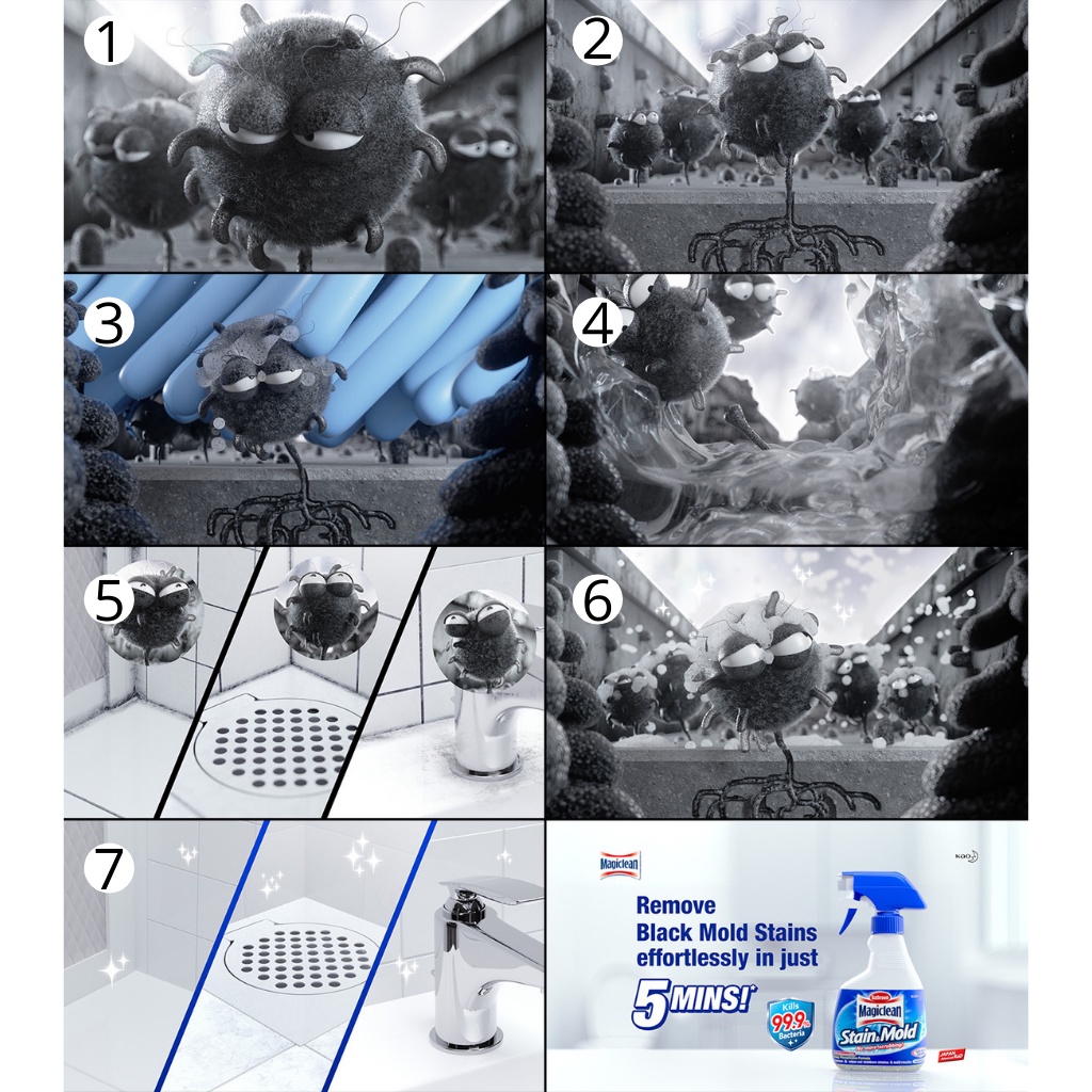 Kao Magiclean Stain & Mold Remover Trigger & Refill 400ml 除霉剂 | Shopee ...