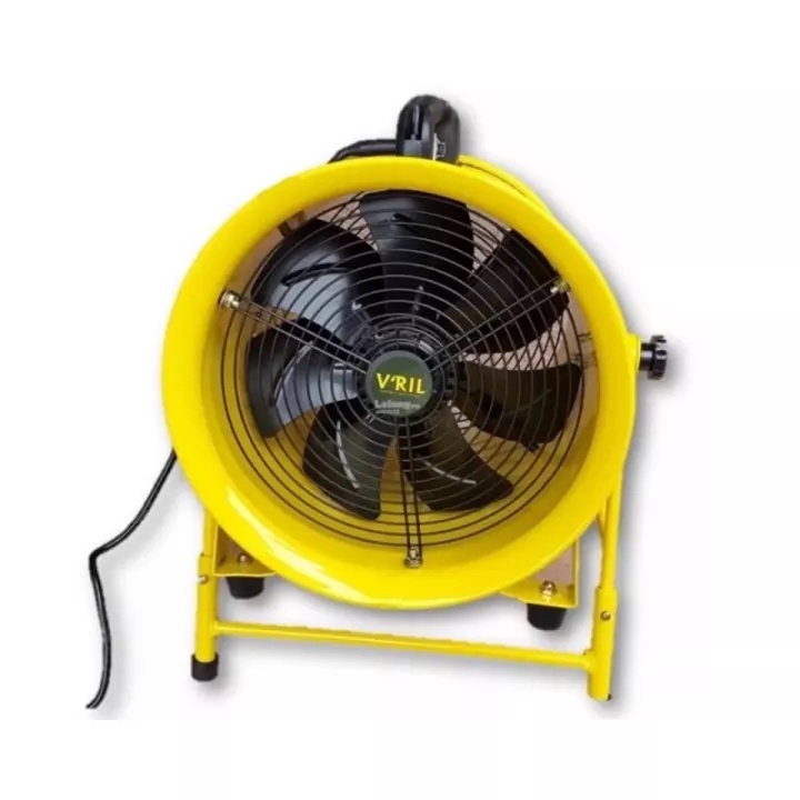V'RIL Portable Ventilator Fan 12 inch with 5 Meter Duct Hose VF12T ...