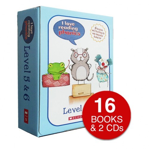 [100% original] I Love Reading Phonics (Levels 5 & 6) (with CDs ...