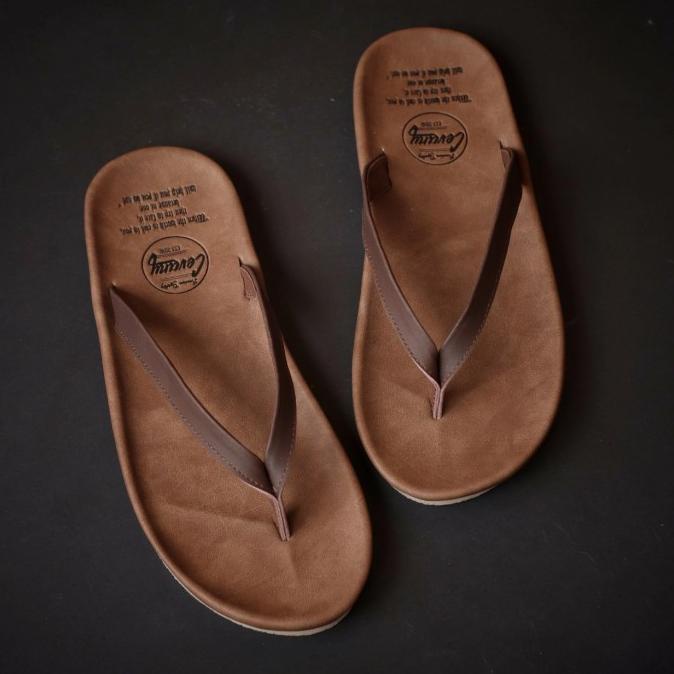 PRIA Sandal JEPIT Original Leather SENDAL Casual Men CEVANY WALLET ...