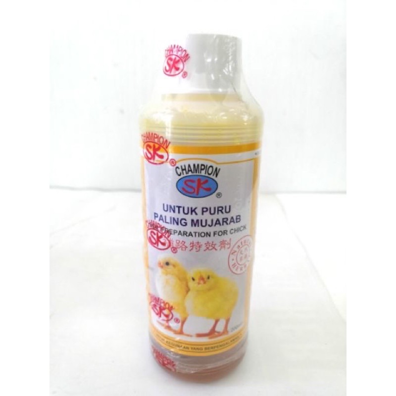 Sk Champion burung ayam vitamin and ubat herbal selesema mata anak Ayam ...
