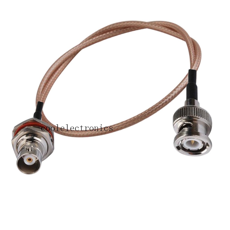 BNC Female O-ring to BNC Male Plug Connector RG316 Pigtail cable RF ...