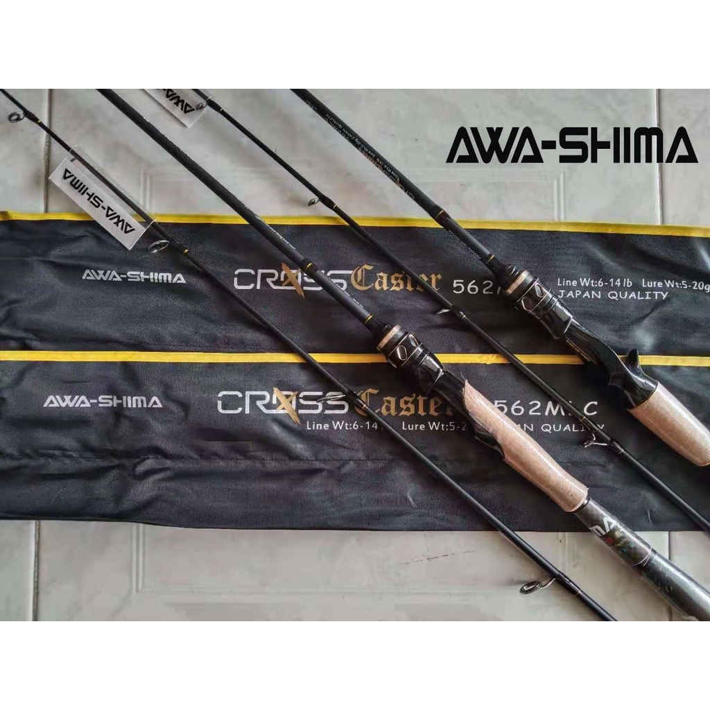 AWA-SHIMA CROSSCASTER FISHING ROD | Shopee Malaysia