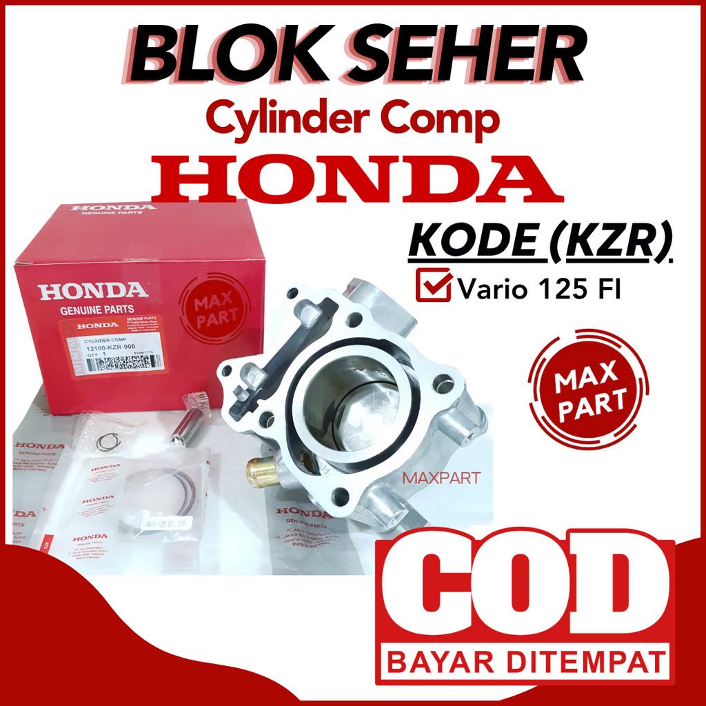 Block Piston SET KZR Cylinder Assy Comp HONDA VARIO 125 FI F1 | Shopee ...