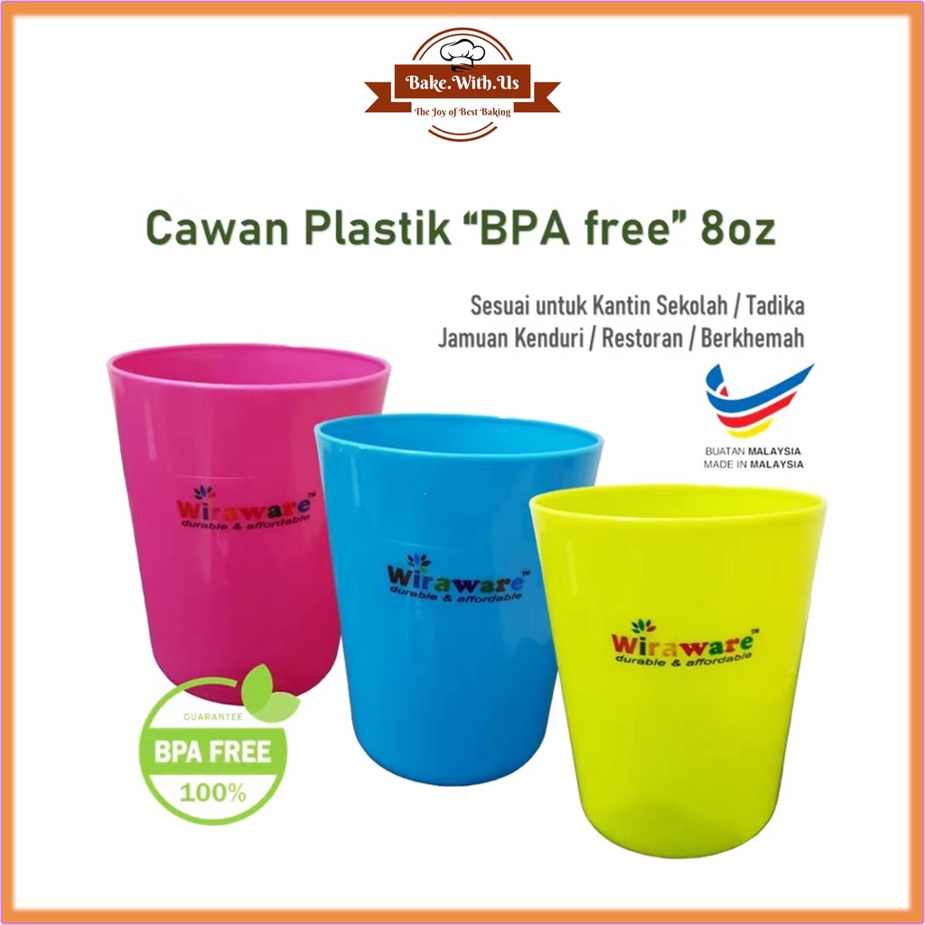 Cawan Plastik BPA free 8oz Plastic Colour Cup Party Cup Plastic Cup ...