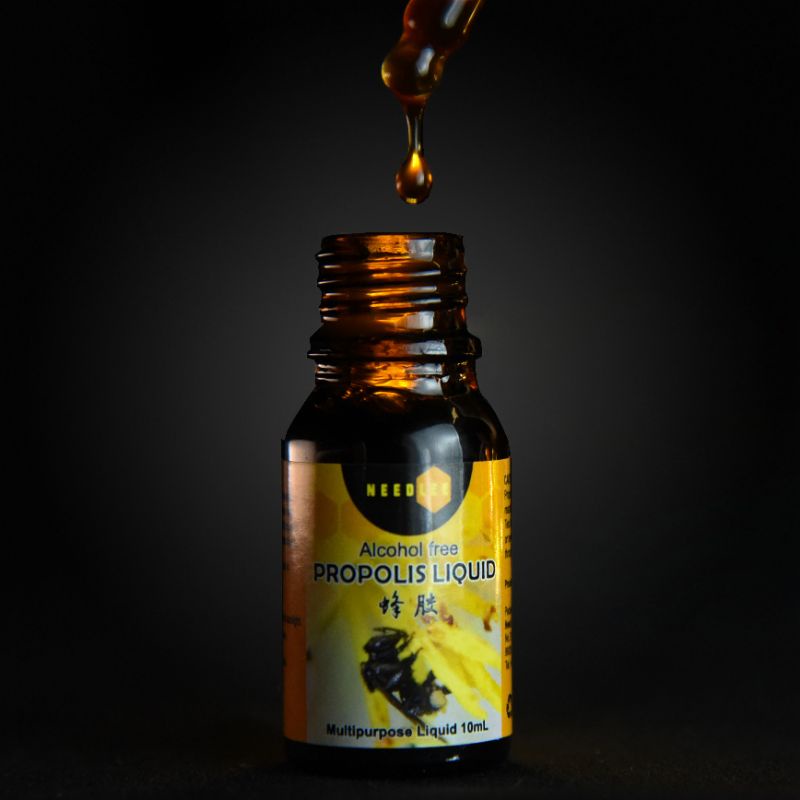 Alcohol free Stingless Bee Kelulut Propolis Liquid 10ml 无刺蜂无酒精蜂胶 ...