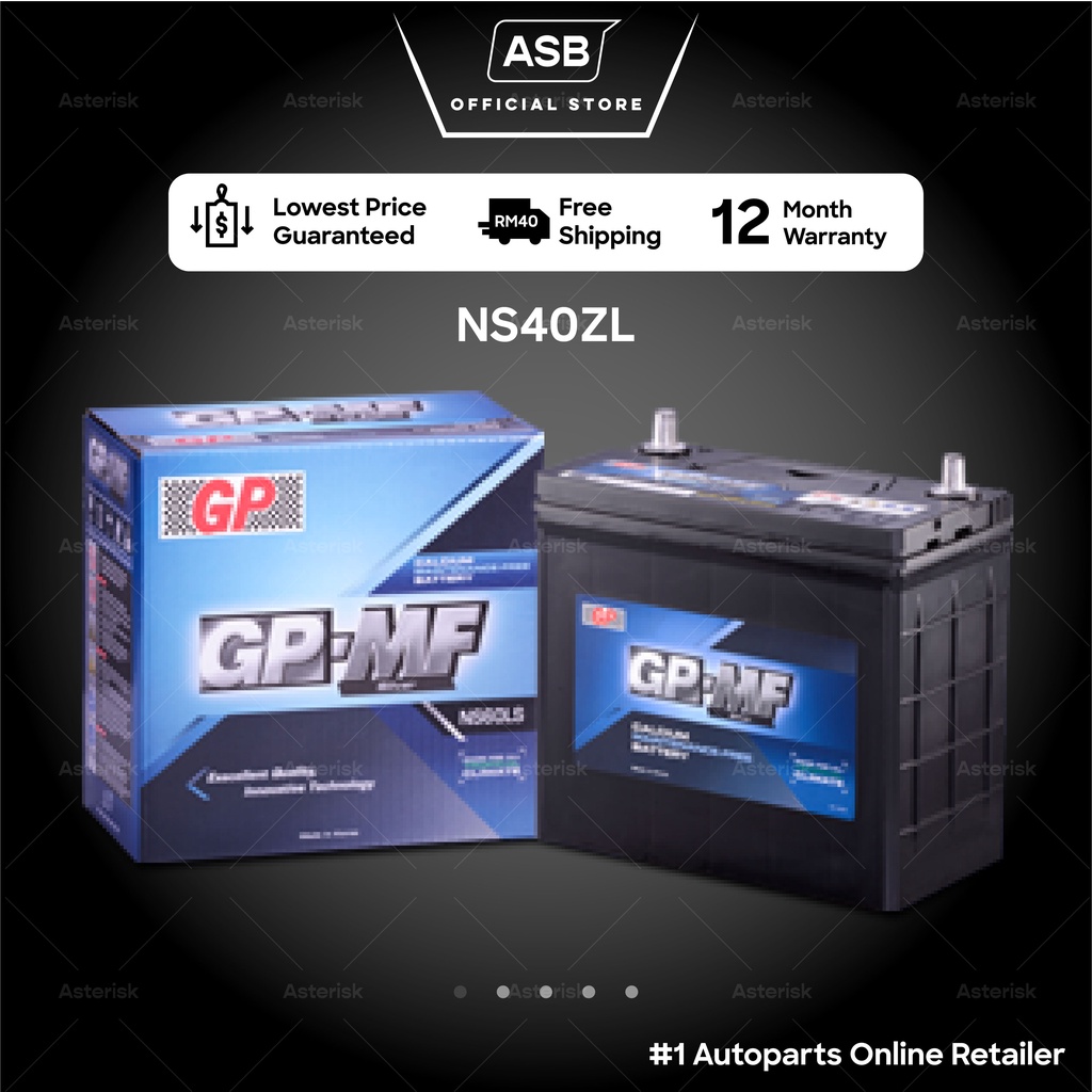 NS40 NS40ZL Battery GP Car Battery Myvi Battery Alza Battery Bateri ...