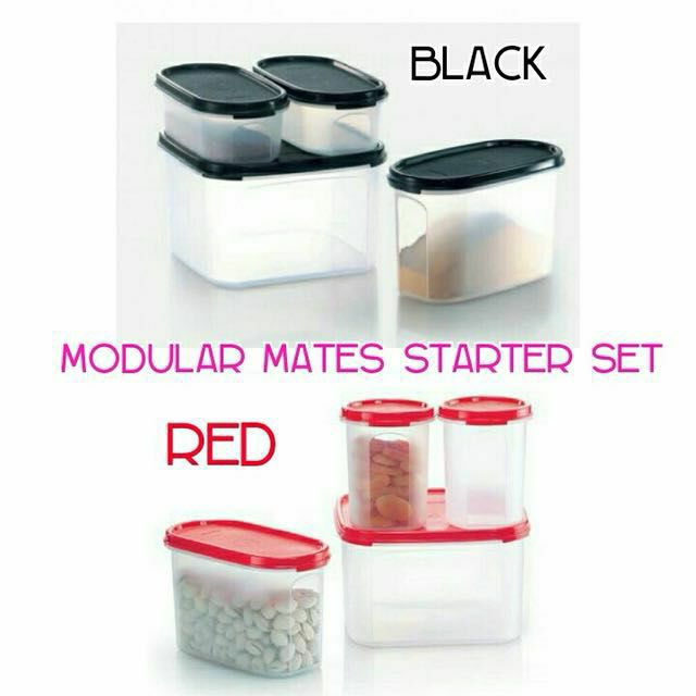 [1 PC OR SET] TUPPERWARE MODULAR MATES STARTER SET | Shopee Malaysia