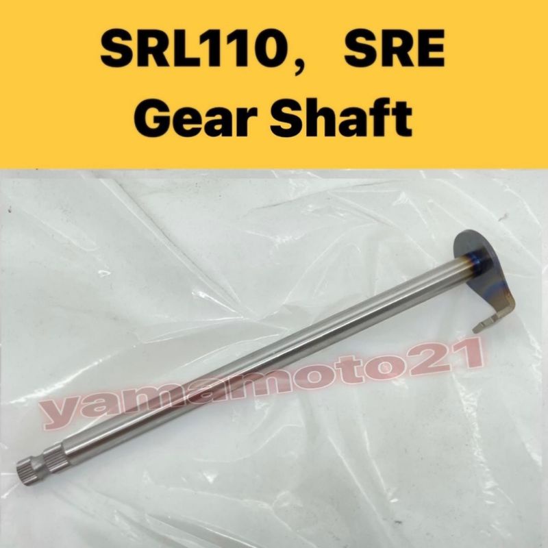 YAMAHA SRE SRV GEAR SHAFT // SAMA SRE105 Batang Shaft Gear Gear Shaft ...