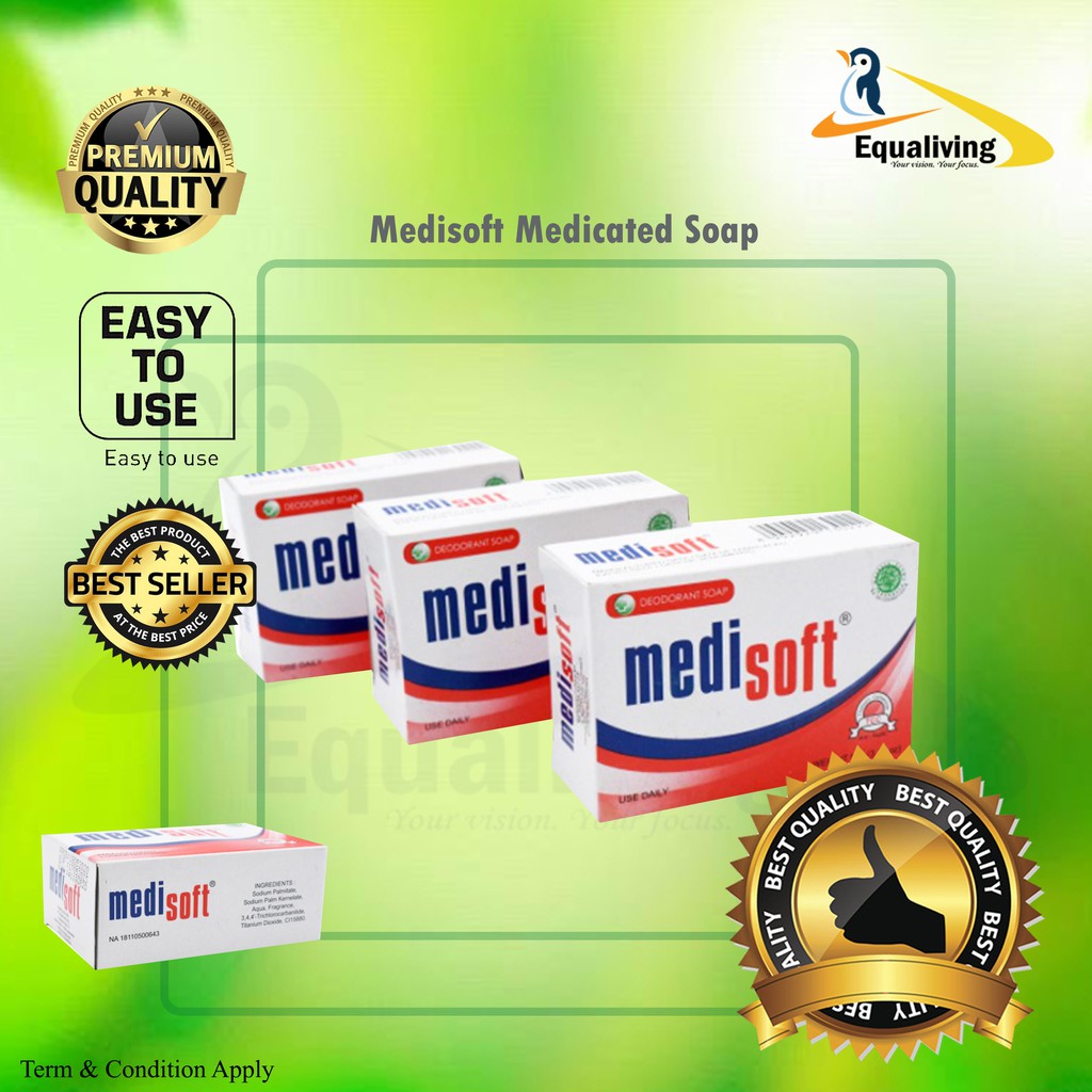 🔥Ready Stock🔥Medisoft Medicated Soap 3 IN 1 （90G） For Bath Use | Shopee Malaysia
