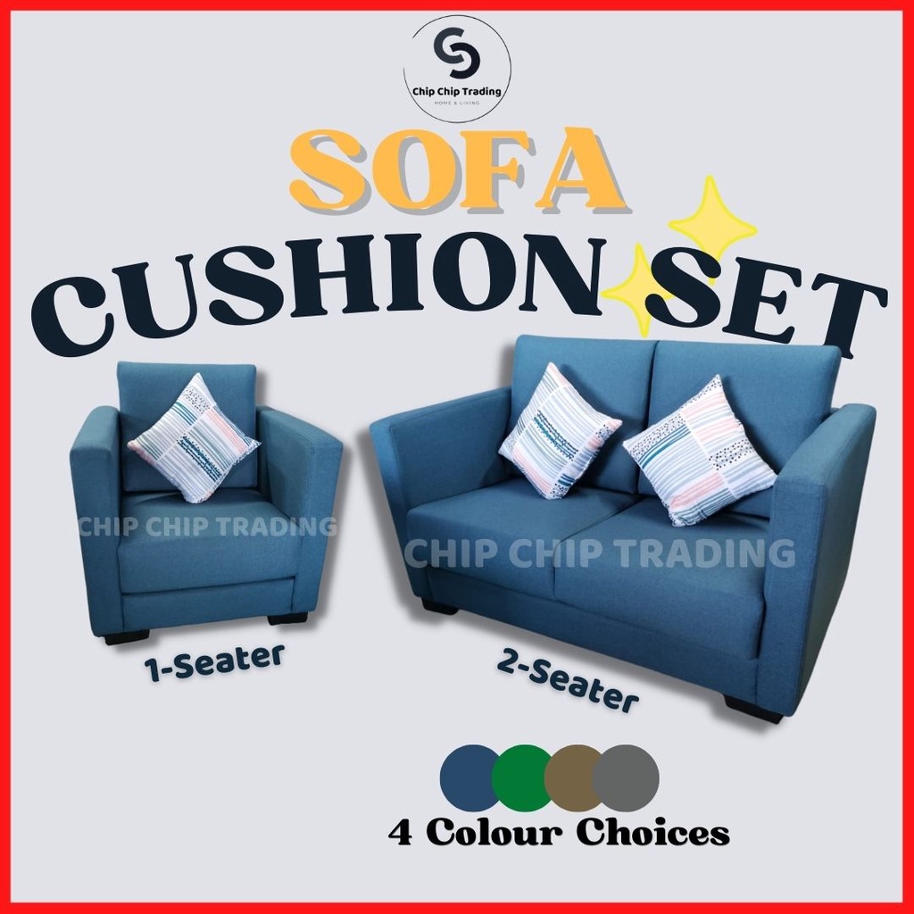 Sofa Cushion Set 2 Seater Murah Fabric Sofa Modern Sofa Removable Sofa ...