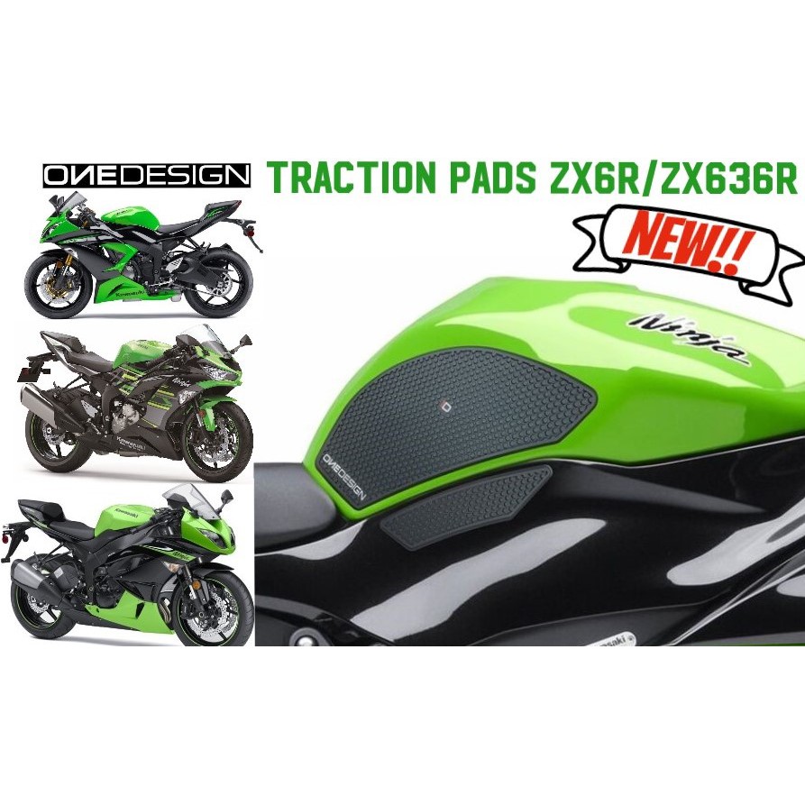 ONEDESIGN HDR TANK GRIP KAWASAKI ZX6R/ZX636 (2009-2020) | Shopee Malaysia