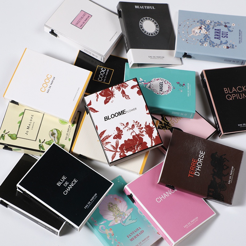 2ml Mini Card Branded Perfume Small Tester Sample Fragrances | Shopee ...