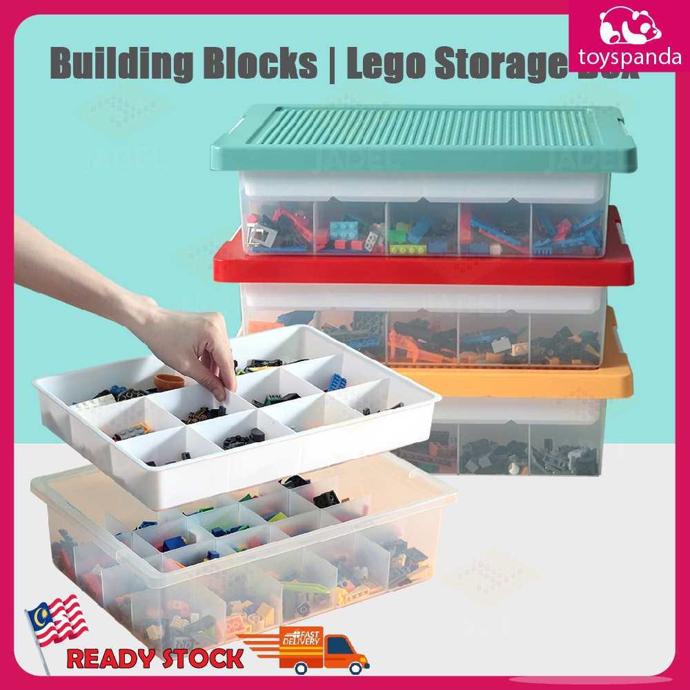 Storage Box Toy Organizer Multipurpose Stackable Bricks Building Blocks ...