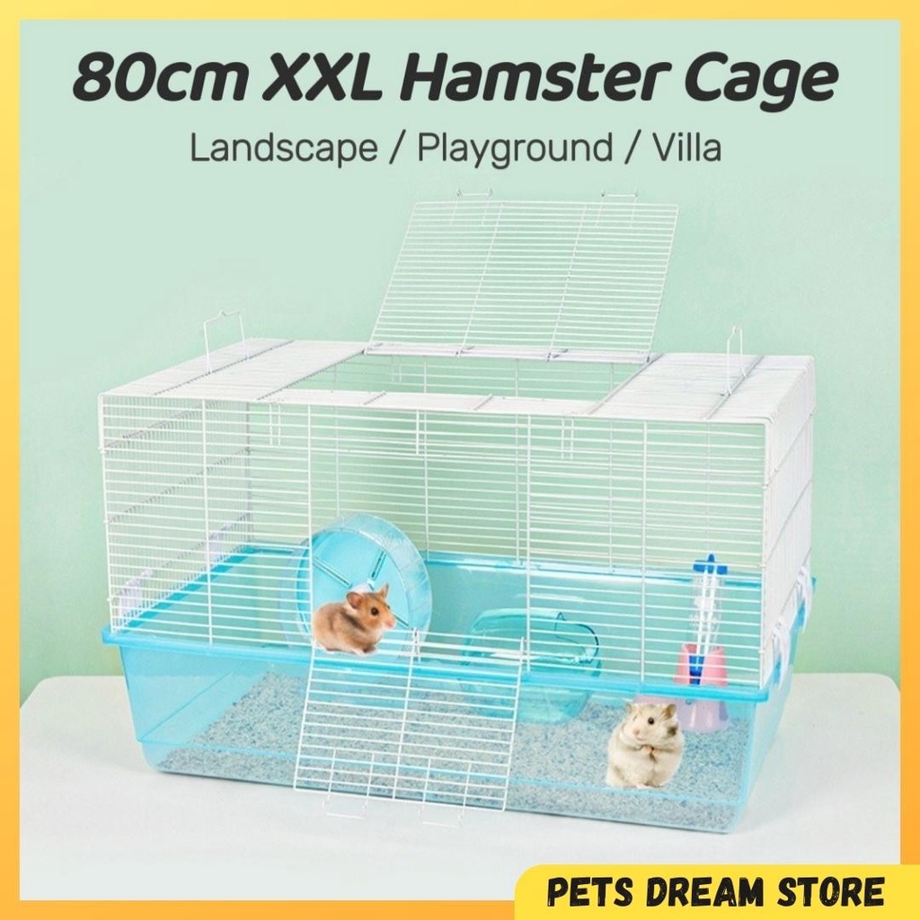 XXL Hamster cage 80cm hamster cage full set landscape hamster house ...