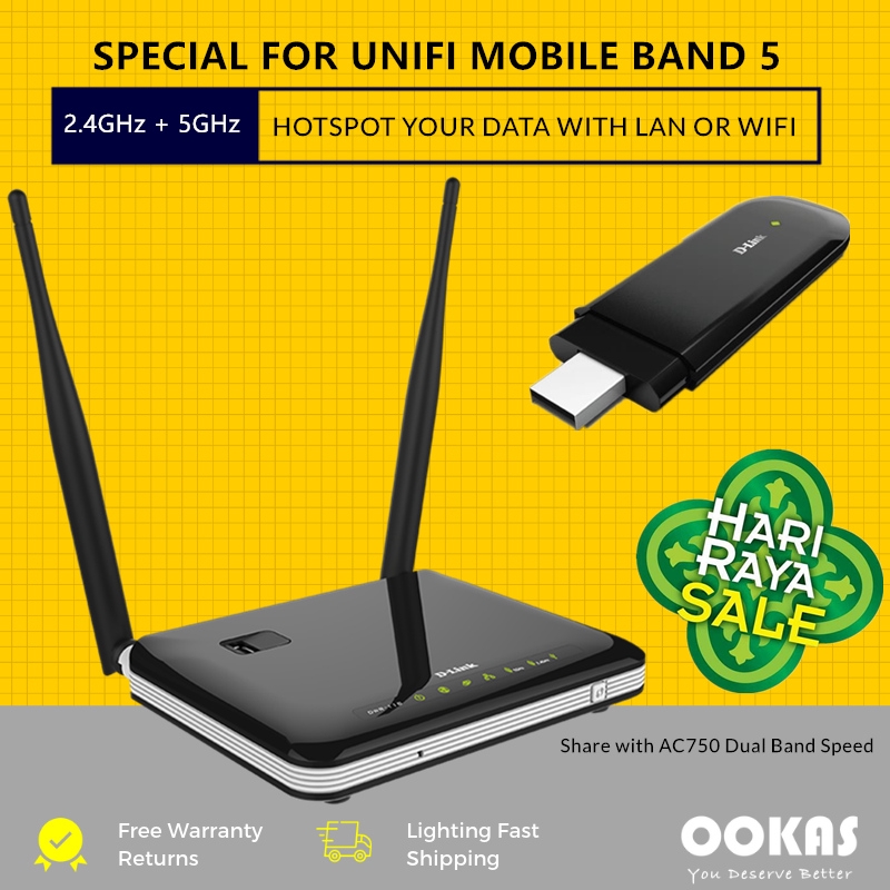 D-Link DWM-221 4G LTE USB Modem For UniFi Mobile Band 5 For PC 4G LTE ...