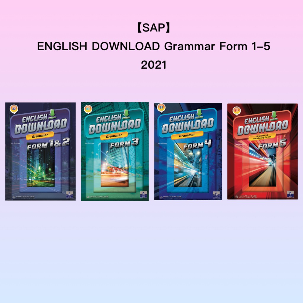 【SAP】ENGLISH DOWNLOAD Grammar Form 1-5 （2021) | Shopee Malaysia