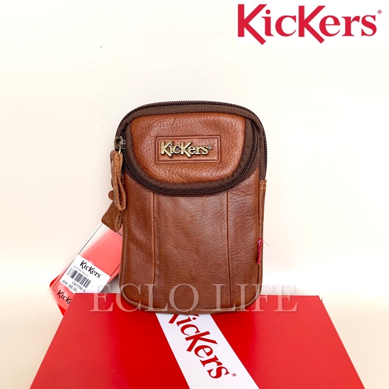 Kickers Pouch Bag Genuine Leather 100% Original [87796 I 87797 I 87795 ...