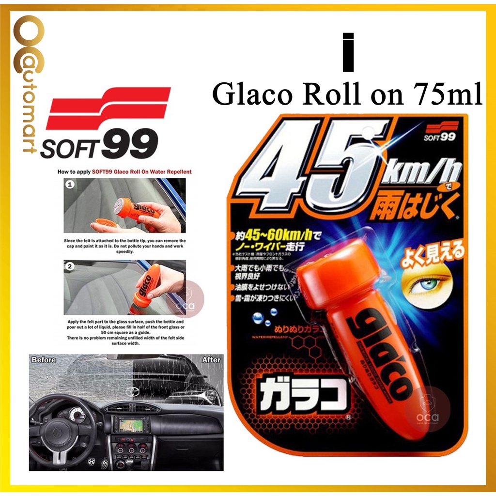(Free Gift) Soft 99 Ultra Glaco Side Mirror Zero Coat Glass Stain Refresh Water Repellent Soft99 ...